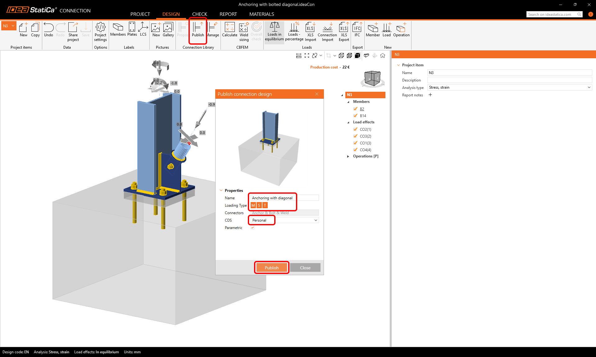 BIM link tutorial Connection – Tekla Structural Designer (EN) | IDEA StatiCa